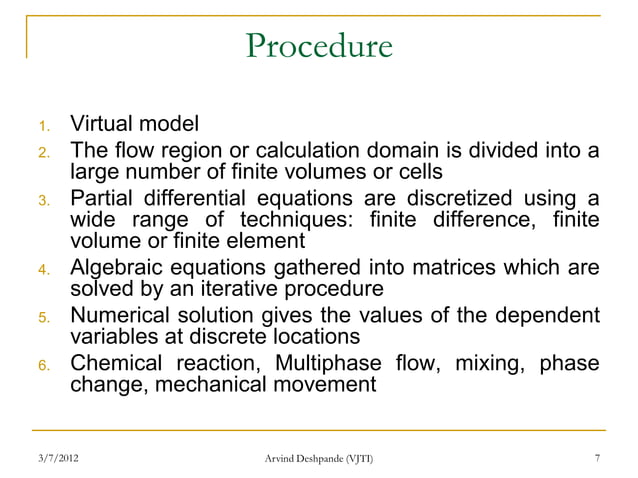 Introduction to cfd | PDF