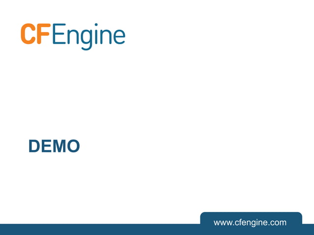 Introduction to CFEngine Enterprise 3.6.0 Webinar | PPT