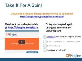 Introduction to CFEngine Enterprise 3.6.0 Webinar | PPT