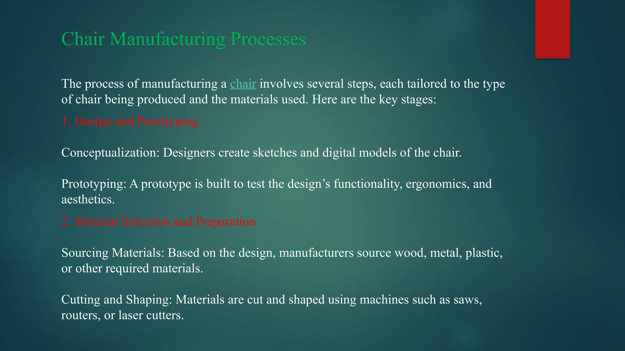 Introduction to Chair Parts Manufacturing Key Components and Processes.pptx