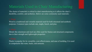 Introduction to Chair Parts Manufacturing Key Components and Processes.pptx