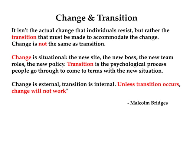 Introduction to change management | PPSX