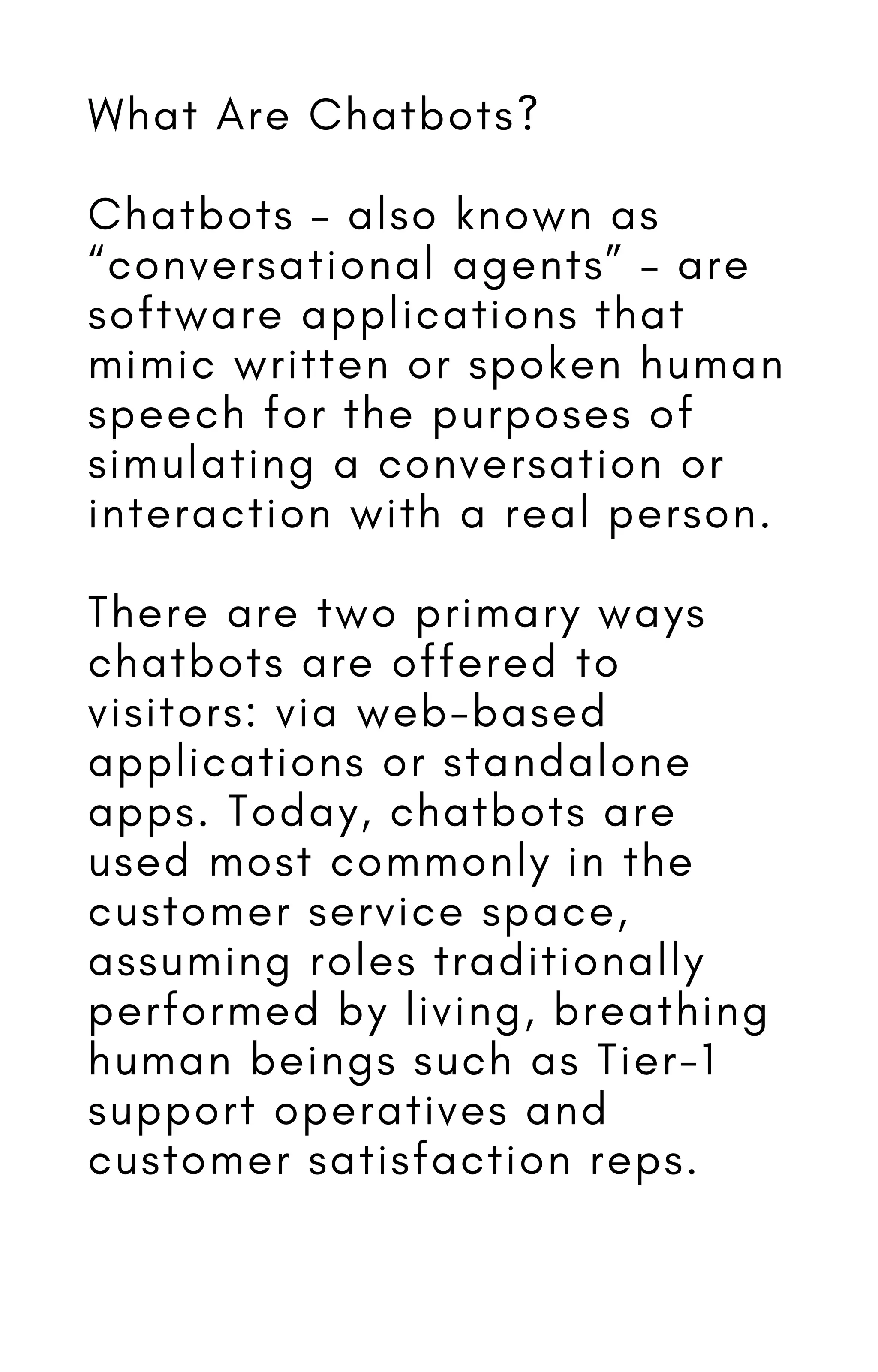 Introduction to Chatbot | PDF | Artificial Intelligence | Technology & Computing