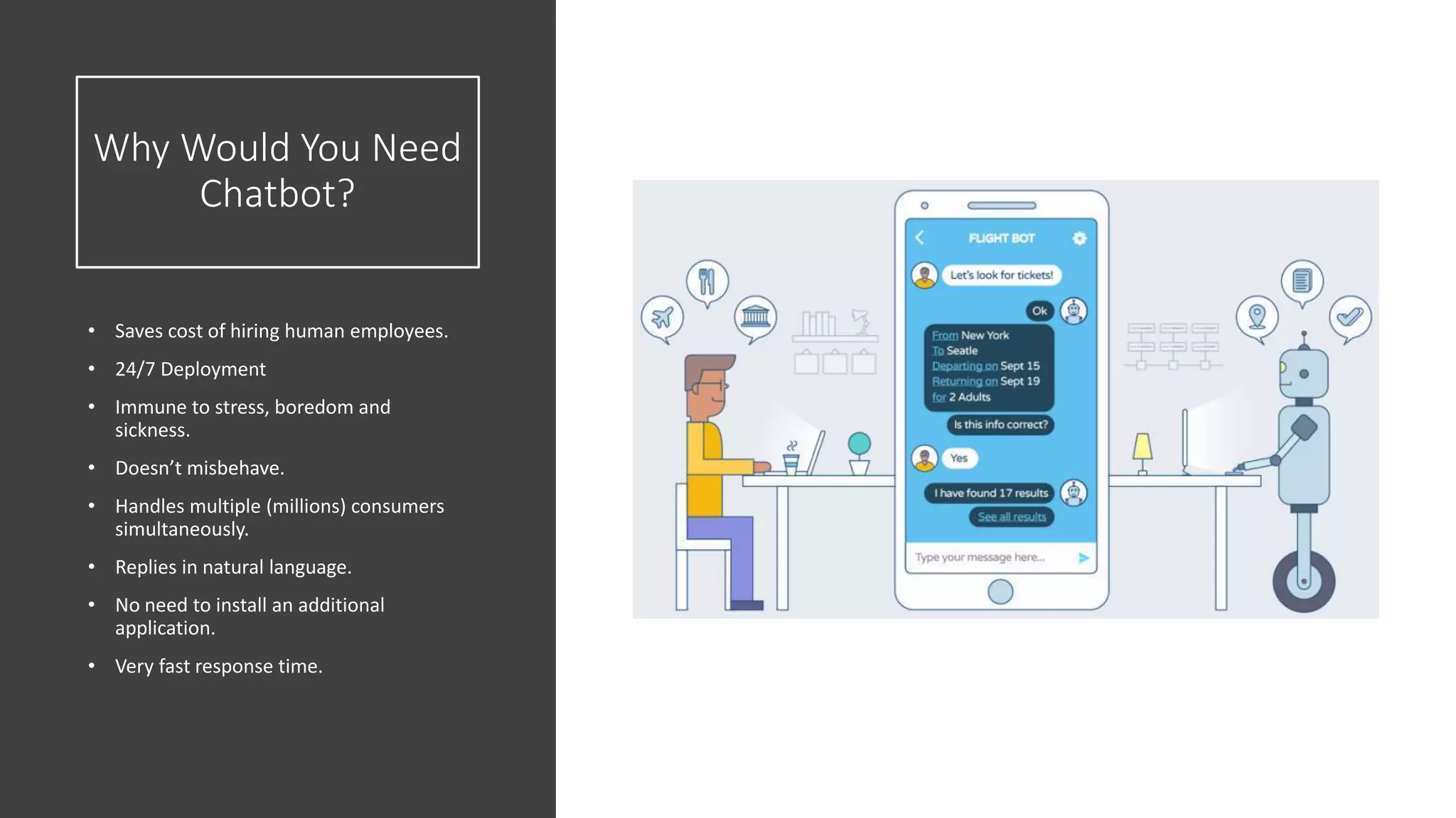 Introduction to Chatbots | PPTX | Artificial Intelligence | Technology & Computing