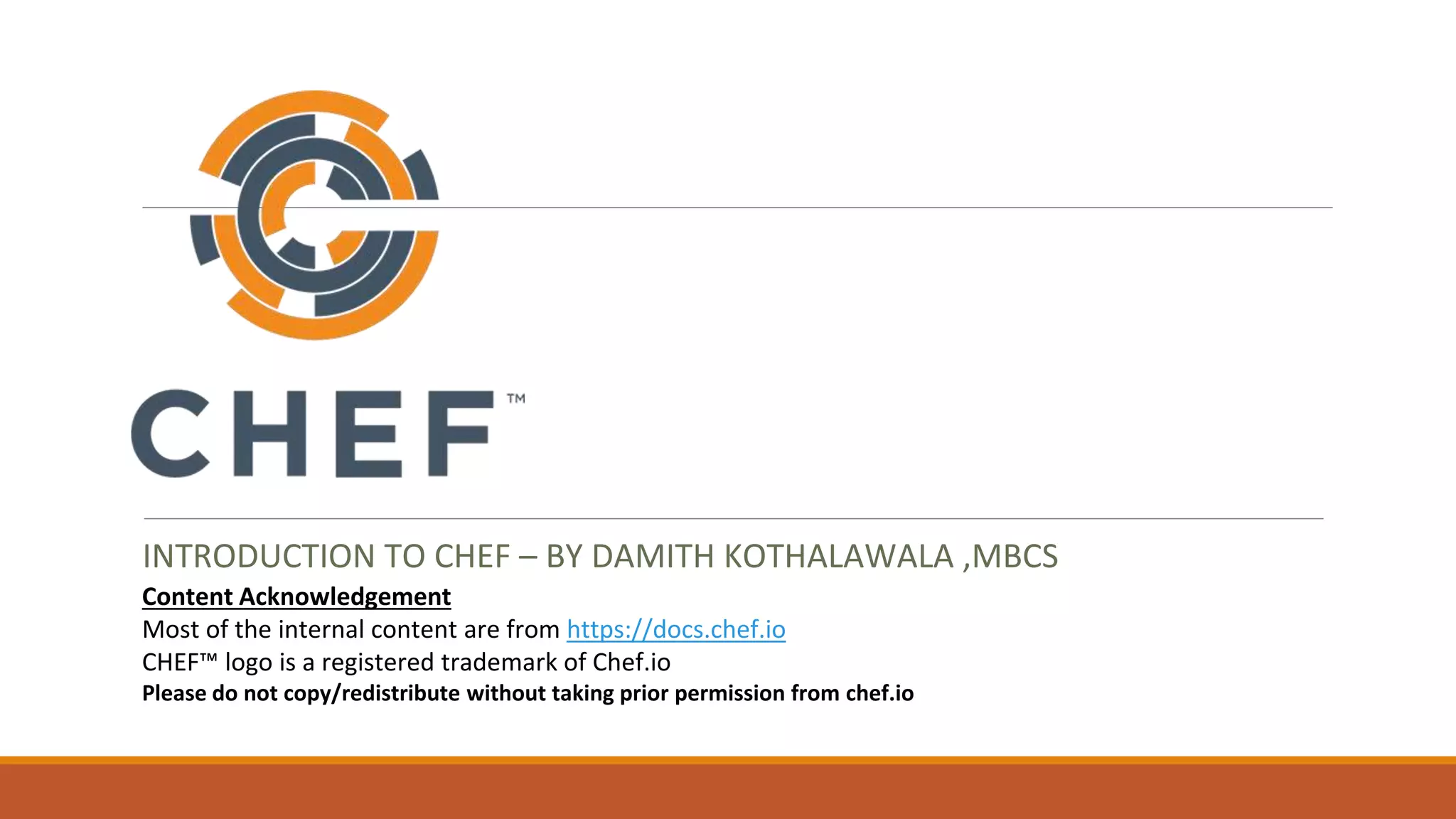 Introduction to chef | PPT