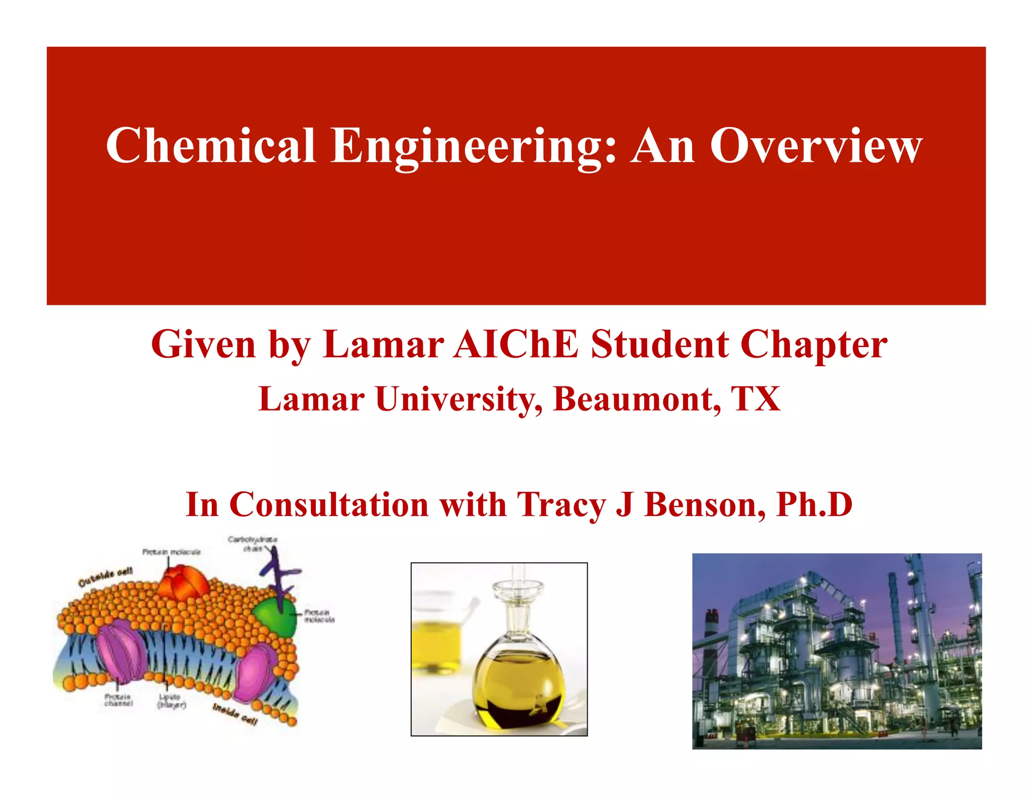 Introduction to Chemical Engineering for High School Students ...