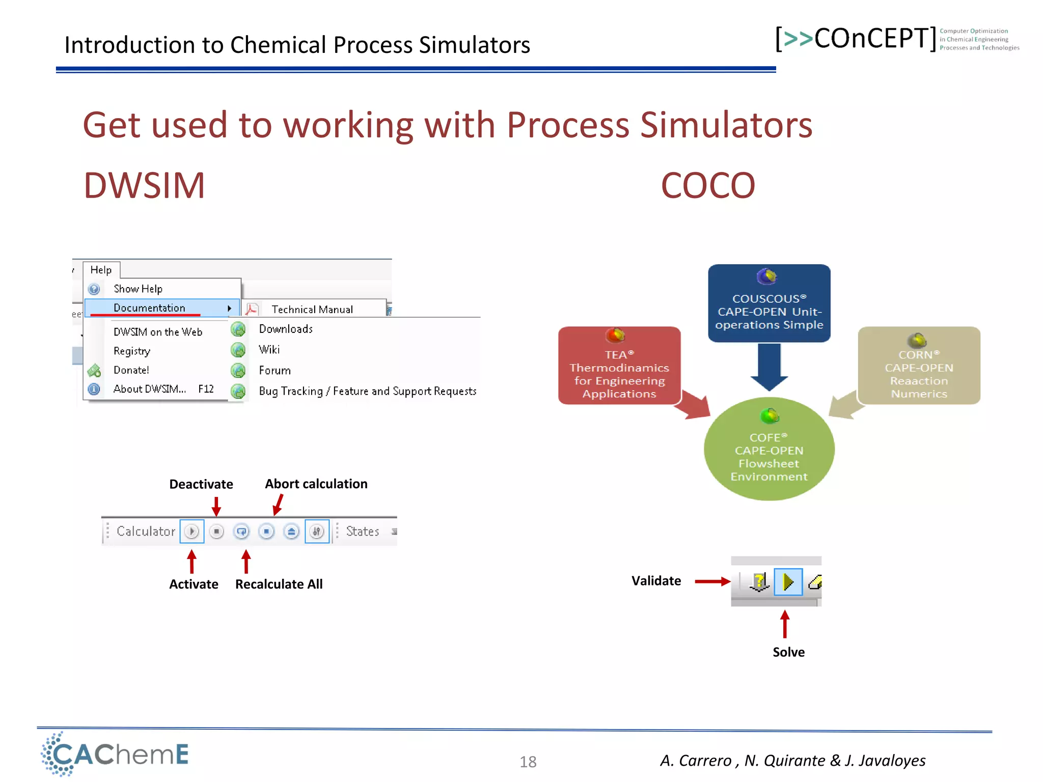 Introduction to free and open source Chemical Process Simulators ...