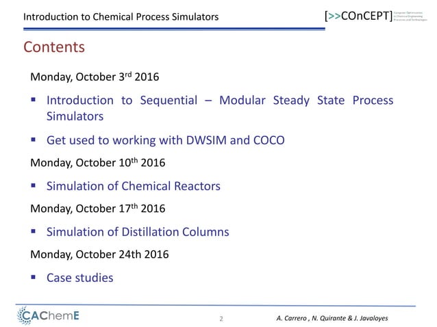 Introduction to free and open source Chemical Process Simulators - (DWSIM & COCO) | PDF