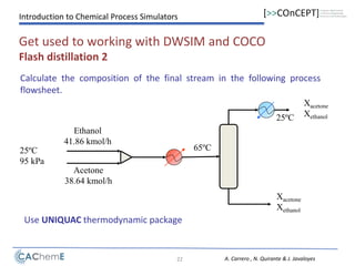 Introduction to free and open source Chemical Process Simulators ...