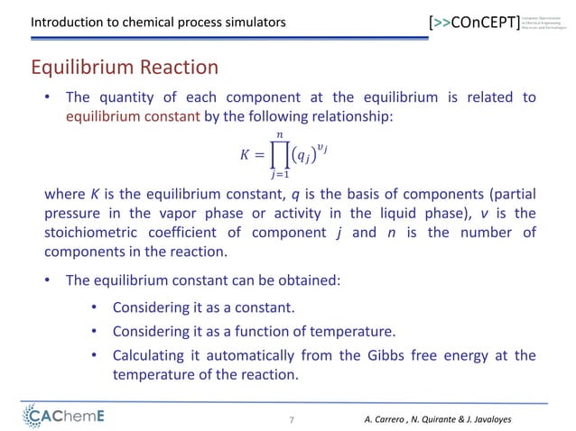 Simulation of Chemical Rectors - Introduction to chemical process simulators - Coco - DWSIM ...