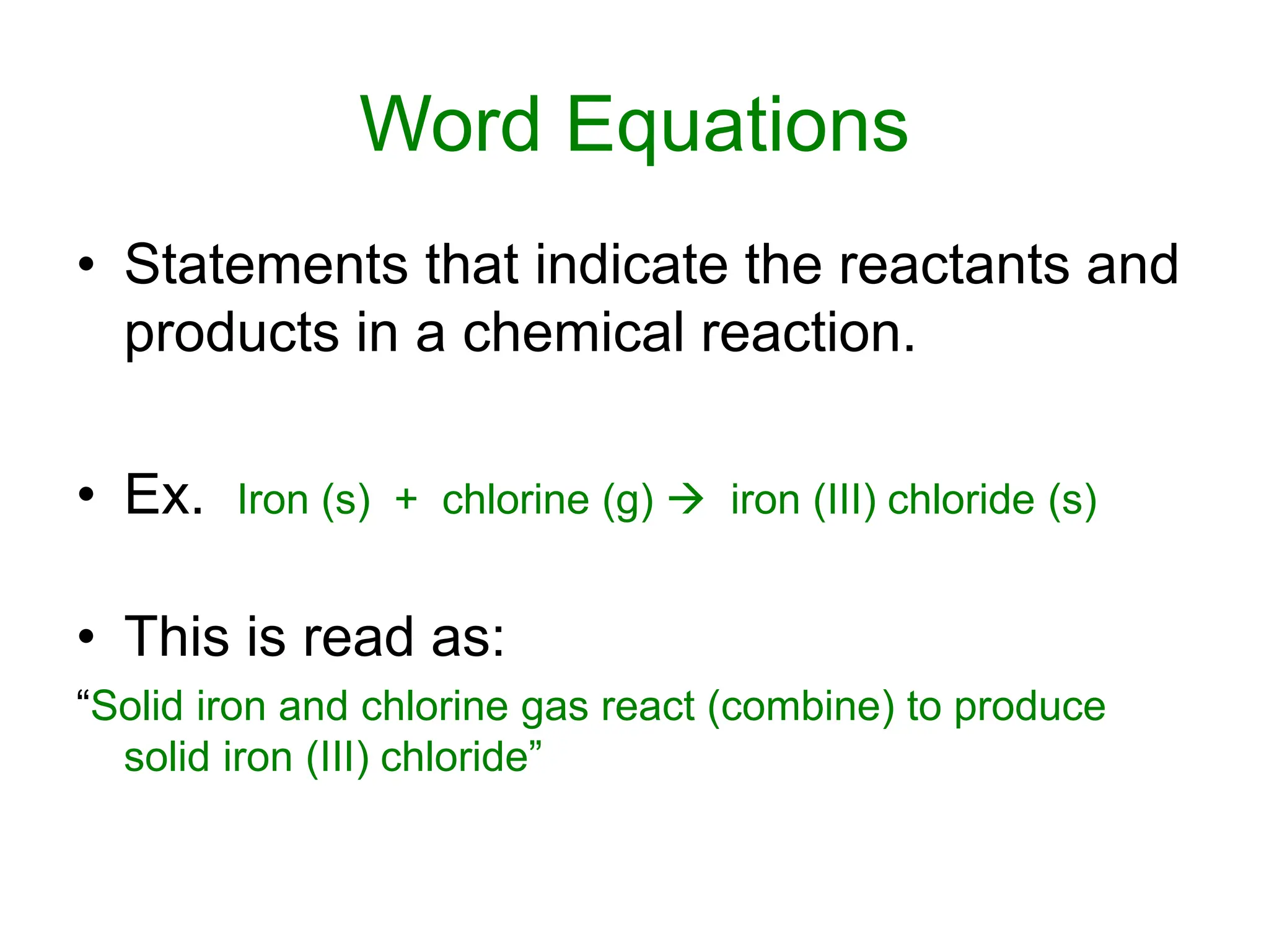 Introduction to Chemical Reaction and types | PPT