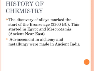 Introduction to chemistry | PPT