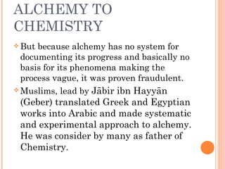 Introduction to chemistry | PPT