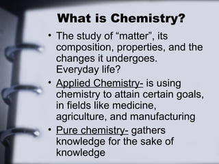 Introduction to chemistry | PPT