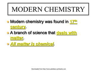 Introduction to chemistry_2 | PPTX