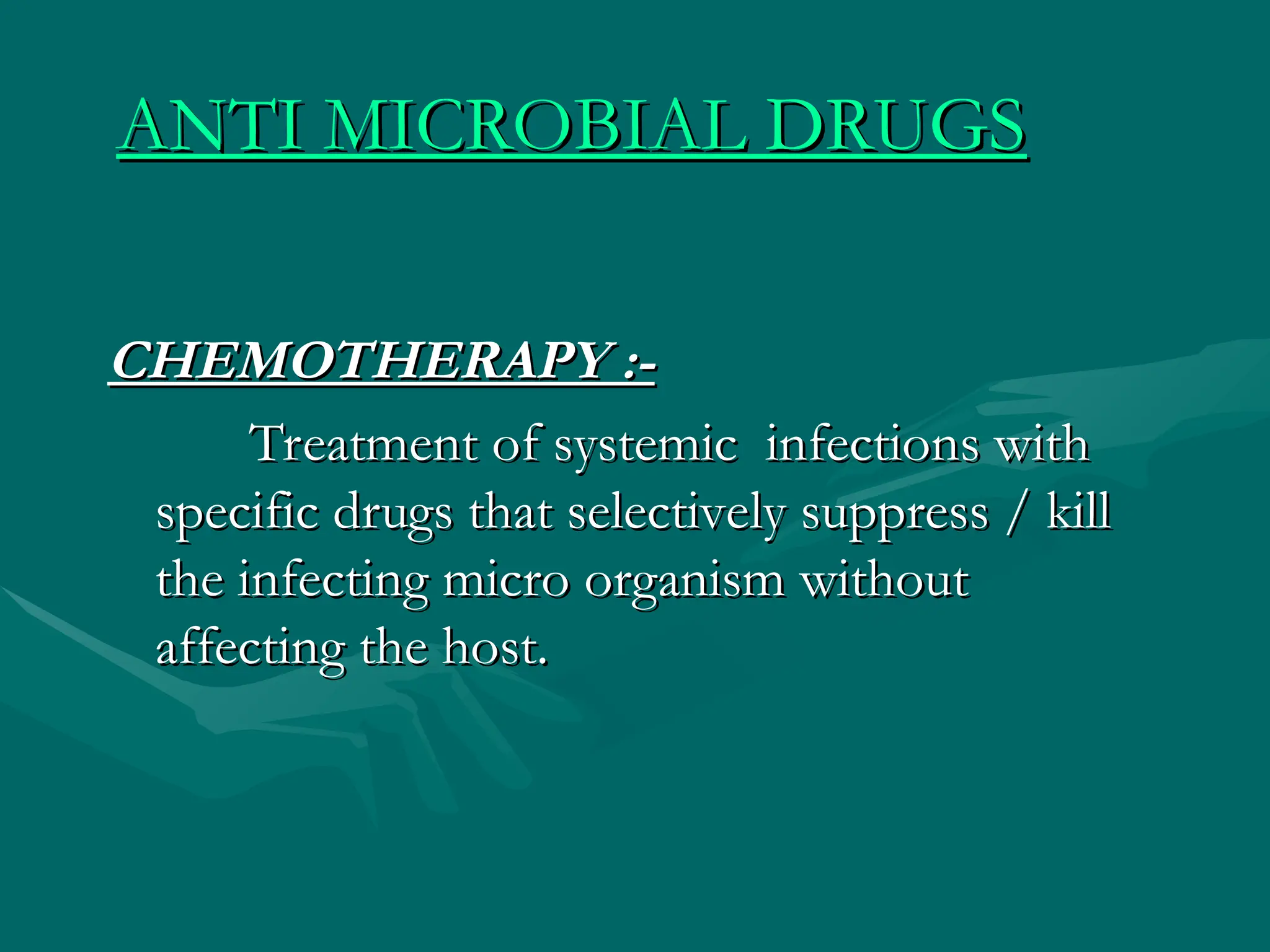 introduction to CHEMOTHERAPY and antibiotics.ppt