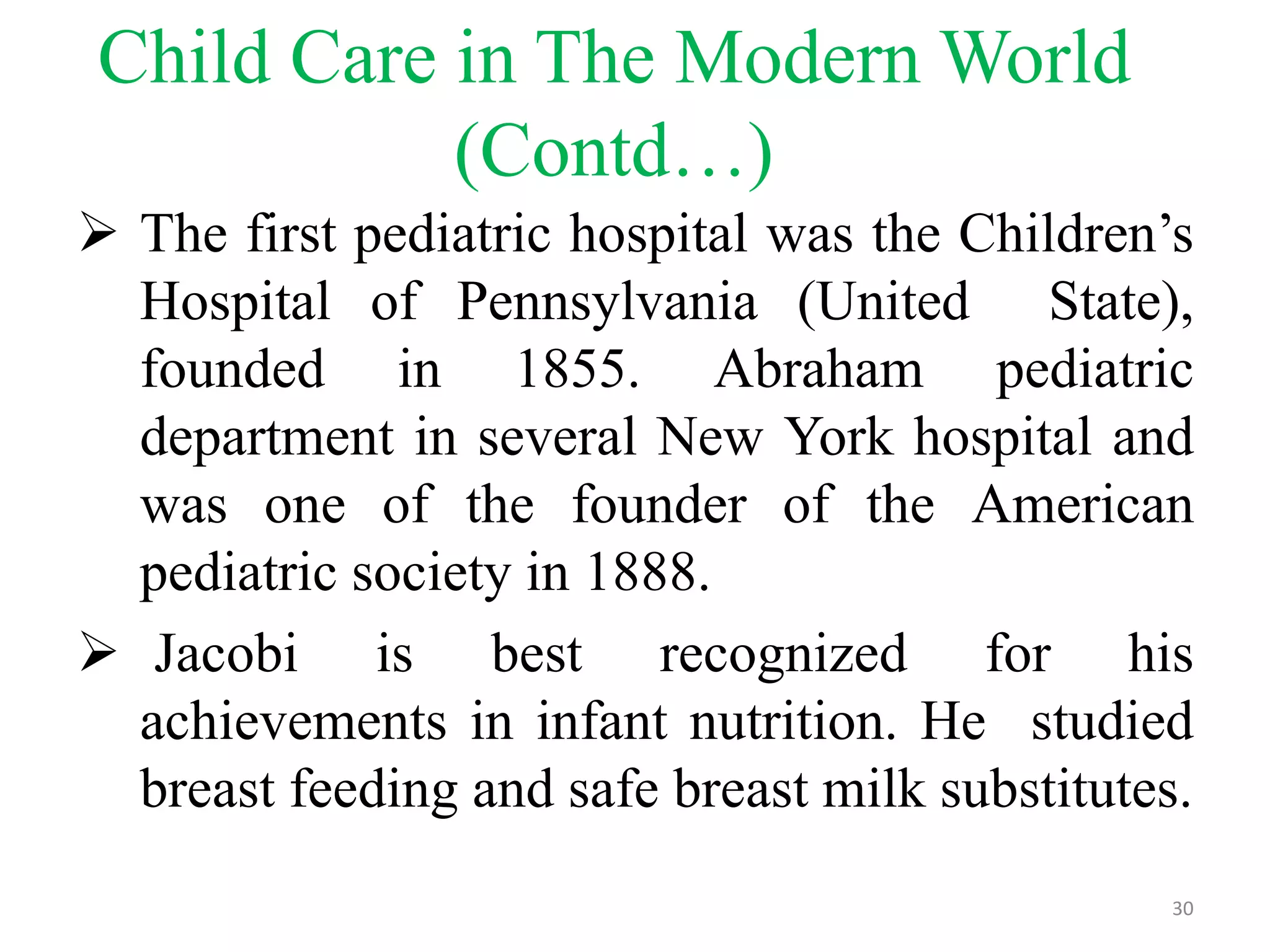 Introduction to Child Health and Child Health Nursing [Autosaved ...