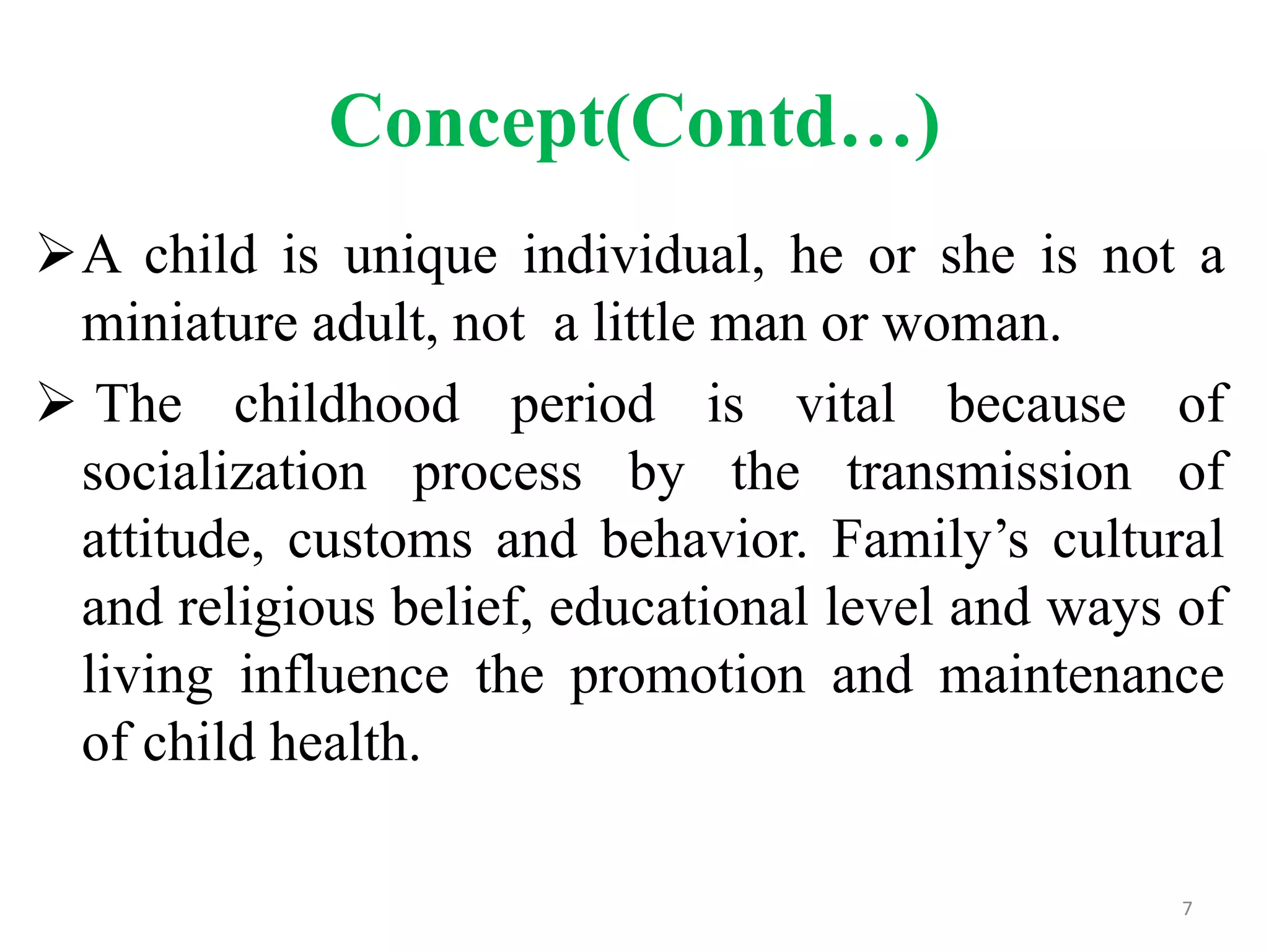 Introduction to Child Health and Child Health Nursing [Autosaved ...