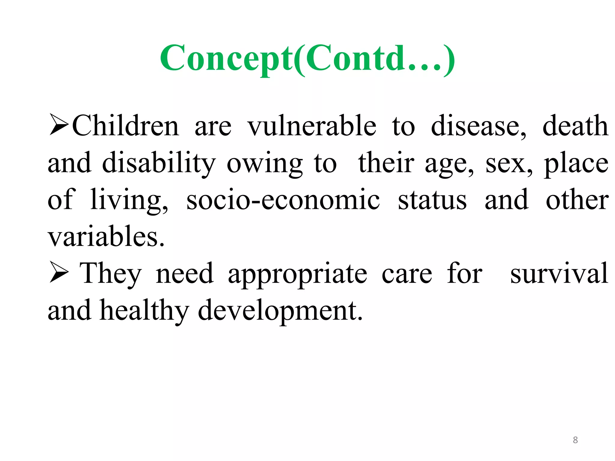 Introduction to Child Health and Child Health Nursing [Autosaved ...