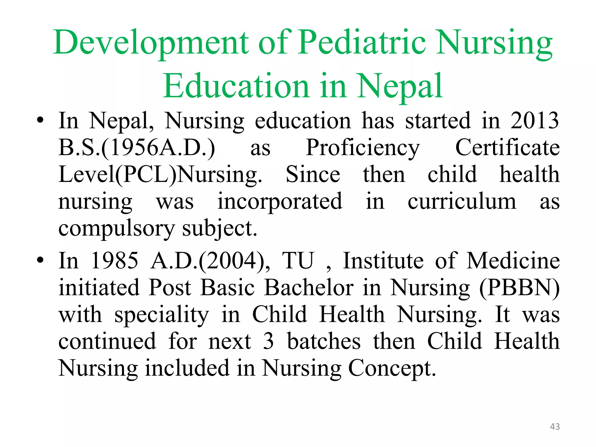 Introduction to Child Health and Child Health Nursing [Autosaved ...