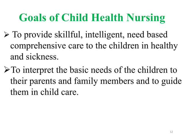 Introduction to Child Health and Child Health Nursing [Autosaved ...