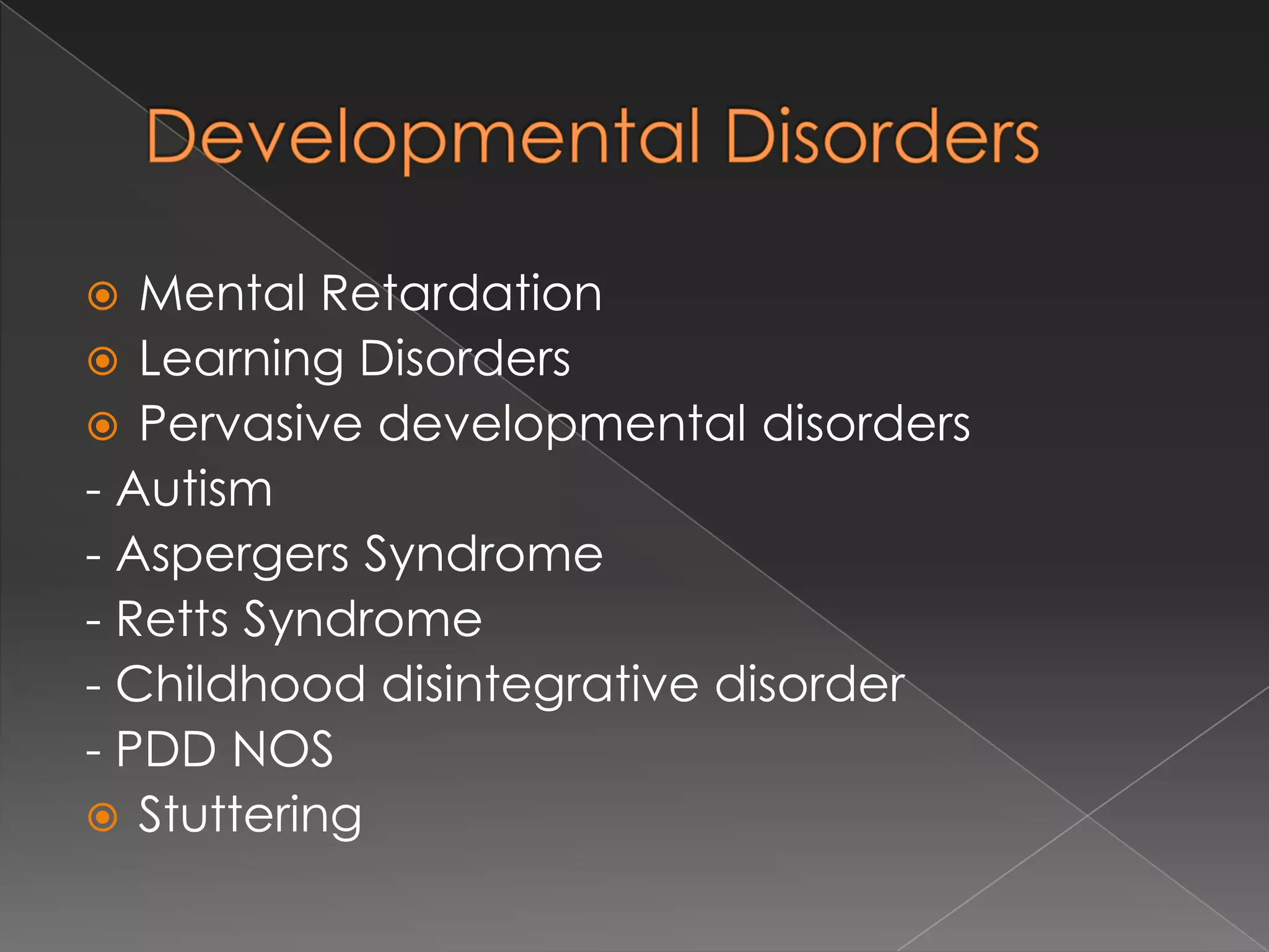 Introduction to Child Psychiatry | PPTX