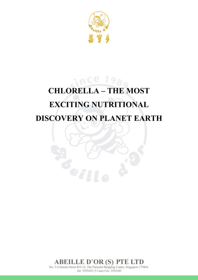 Introduction to Chlorella.pdf | Biological Sciences | Science