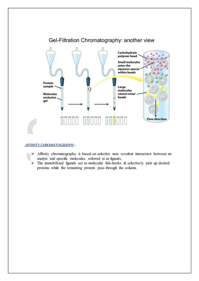 Introduction to chromatography | DOCX | Chemistry | Science