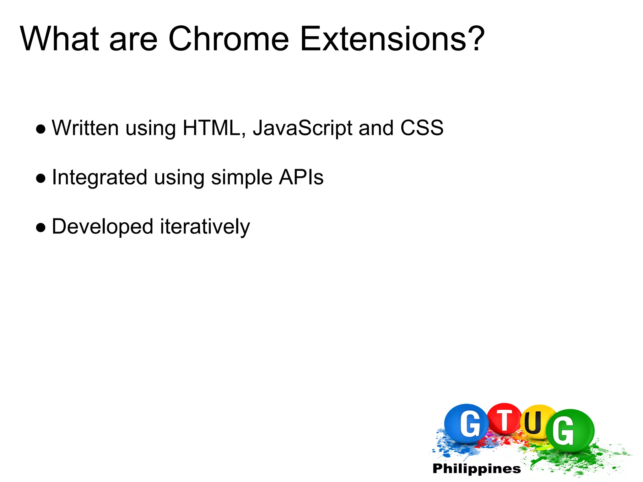 Introduction to Google Chrome Extensions Development | PDF
