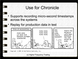 Introduction to chronicle (low latency persistence) | PPT | Computing ...