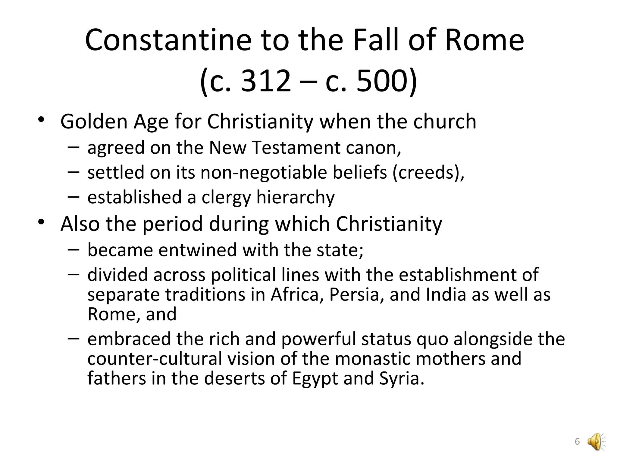 Introduction to church history practice | PPT