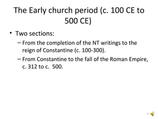 Introduction to church history practice | PPT