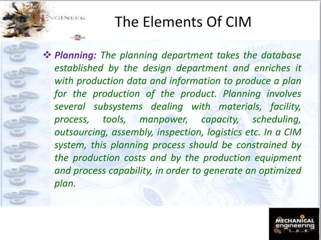 Introduction to CIM | PPT