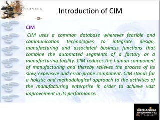 Introduction to CIM | PPTX