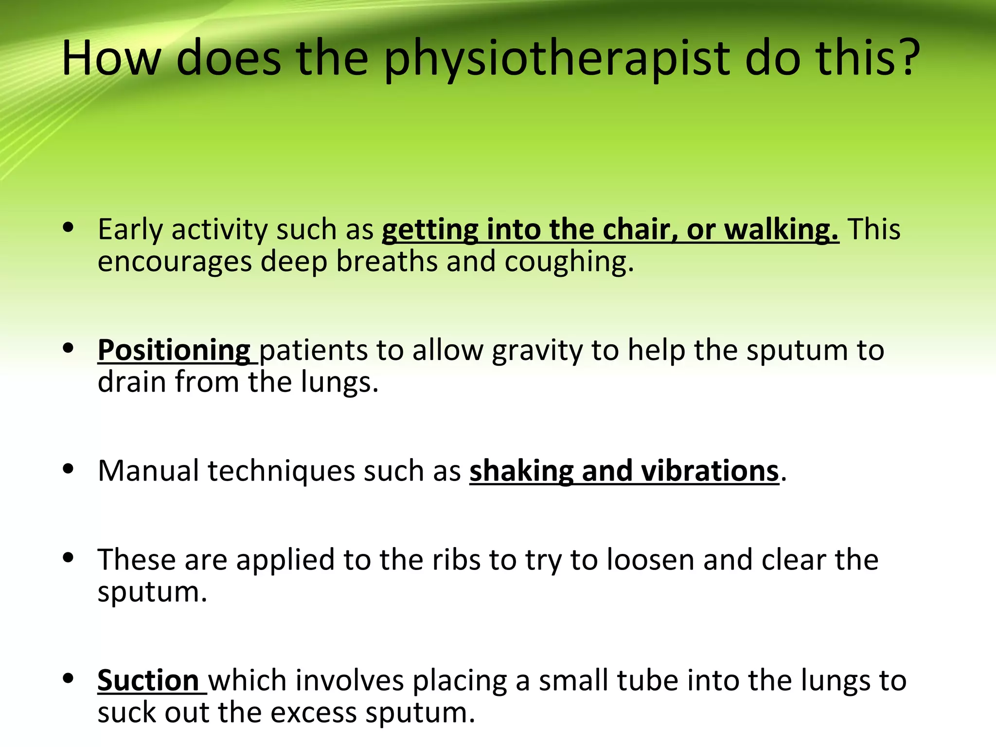 Introduction to cinical set up for physiotherapy students | PPT