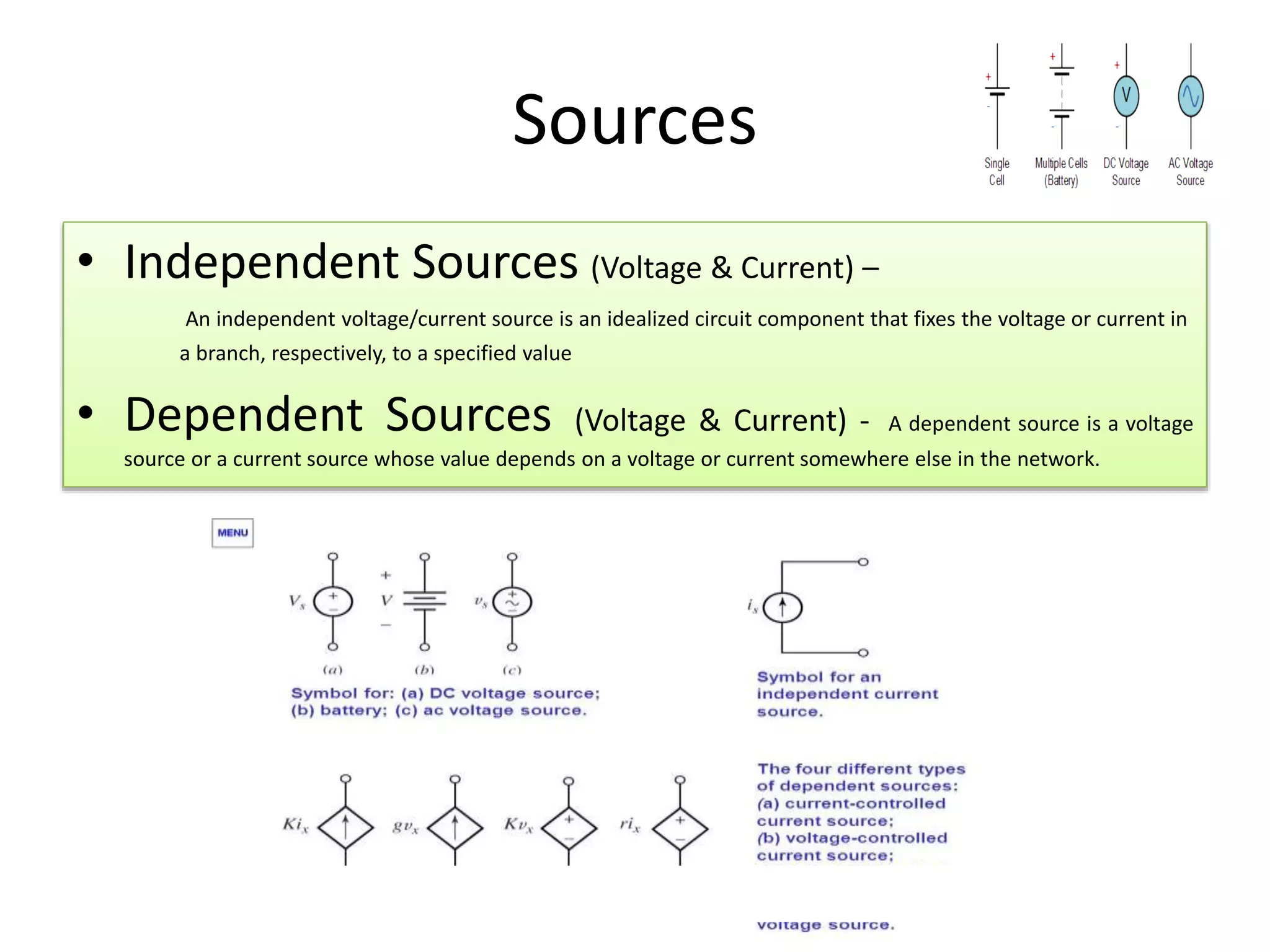 Introduction to circuit theory | PPTX