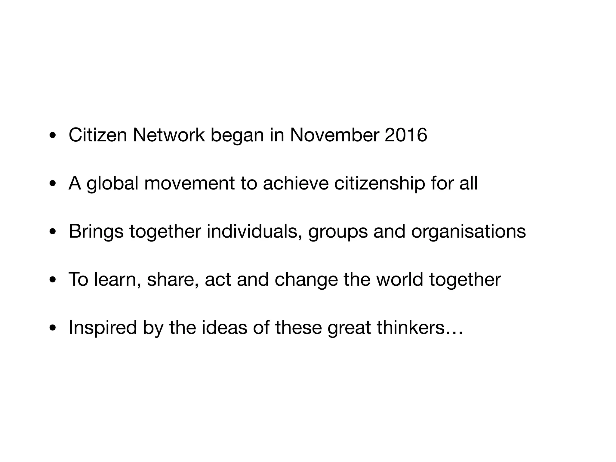 An Introduction to Citizen Network | PPT