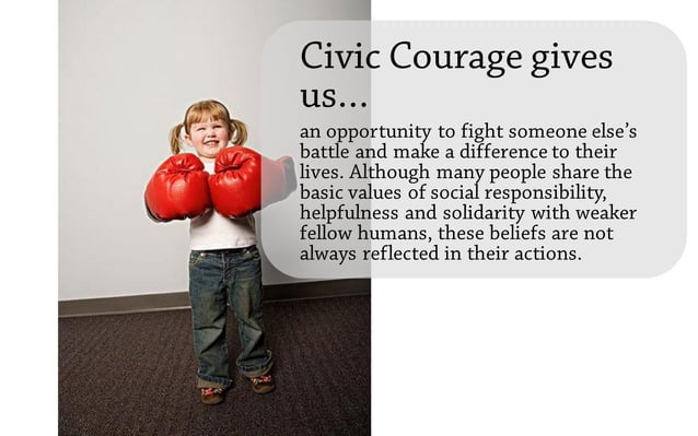 Introduction to Civic Courage | PPT