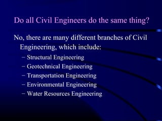 Introduction to civil engineering | PPT