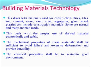 Introduction to civil engineering | PPT