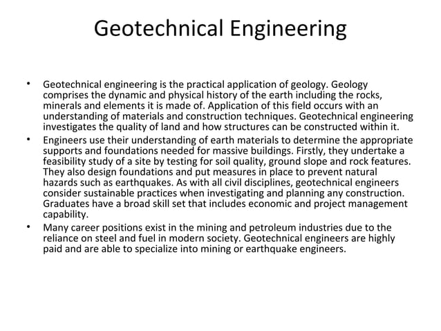 Introduction to civil engineering........... | PPT