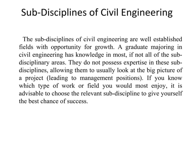 Introduction to civil engineering........... | PPT