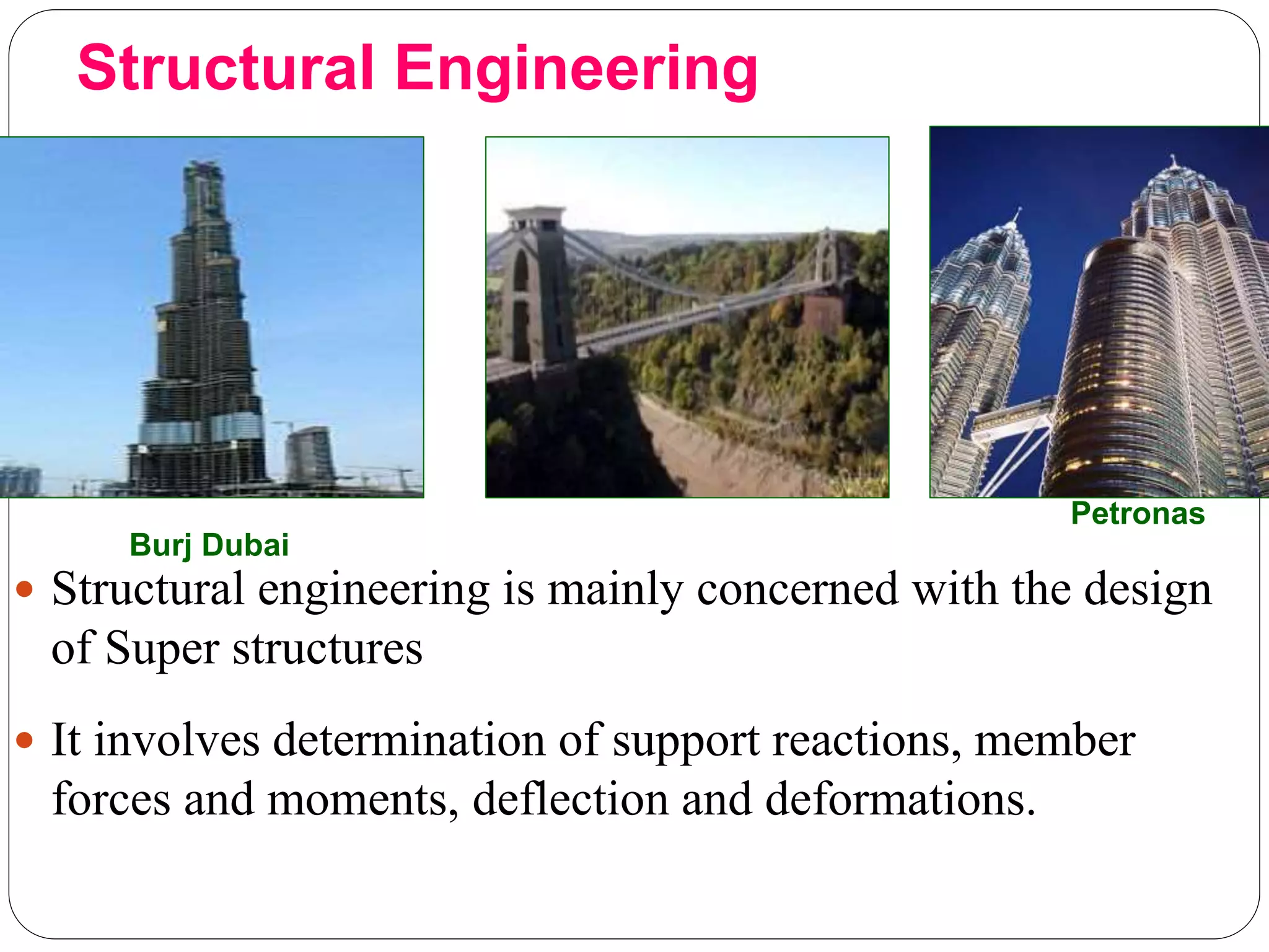 Introduction to civil engineering | PPTX