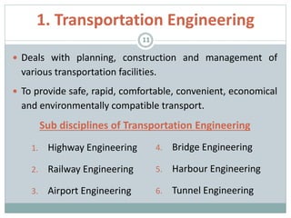 Introduction to Civil Engineering | PPTX