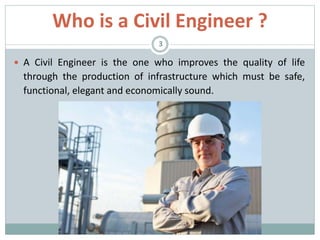 Introduction to Civil Engineering | PPTX