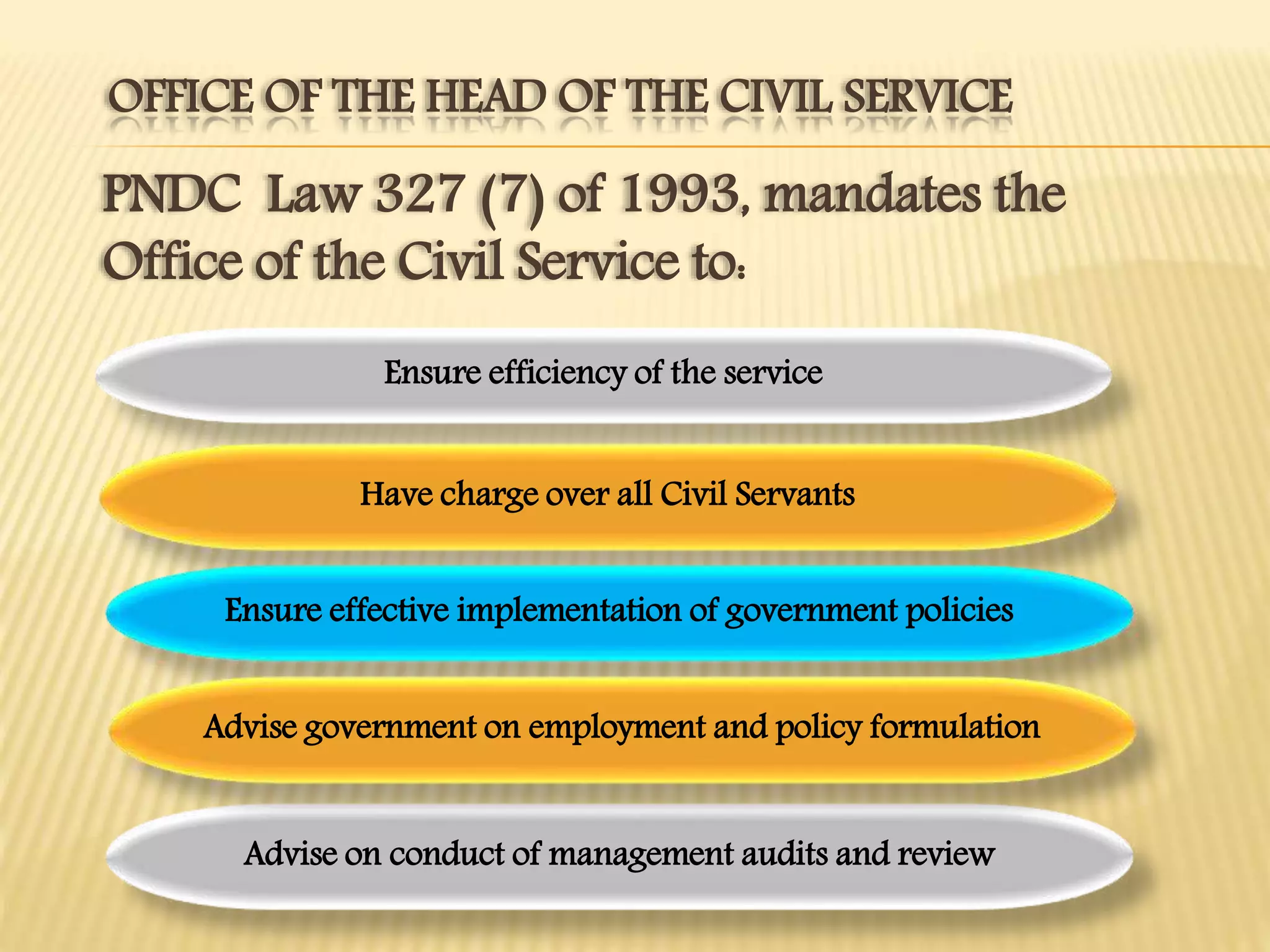 Introduction to civil service | PPTX