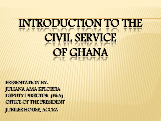 Introduction to civil service | PPTX | Business | Business and Finance