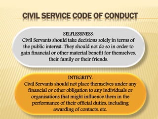 Introduction to civil service | PPTX