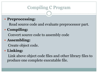 Introduction to C Language | PPT