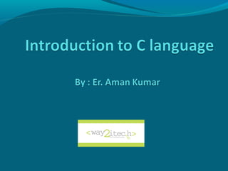 Introduction to c_language | PPT
